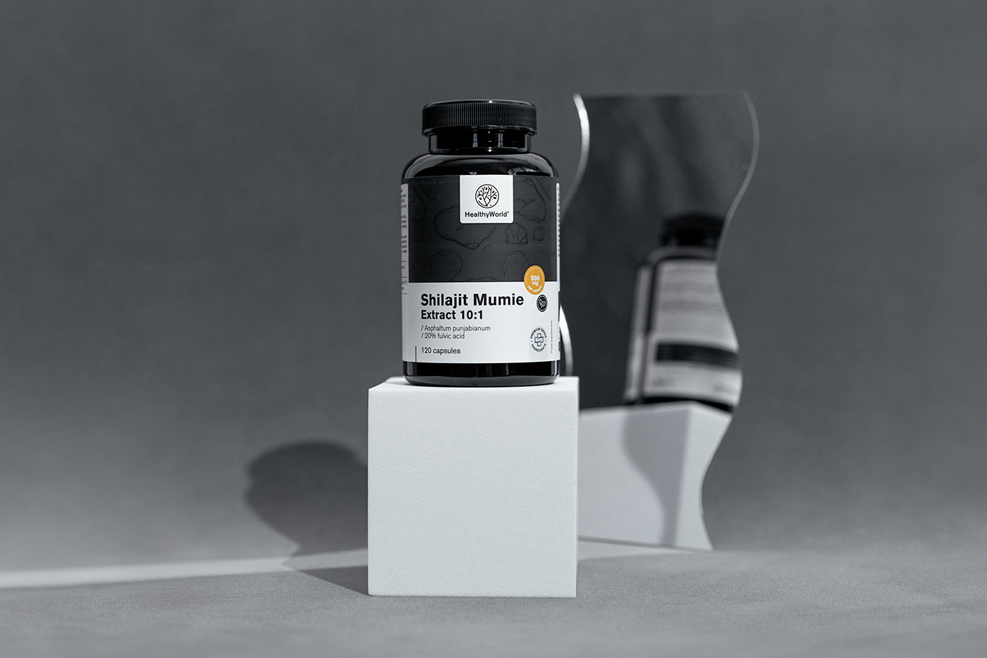Shilajit Mumie Extract 10:1, 120 cápsulas - Healthy-World.es