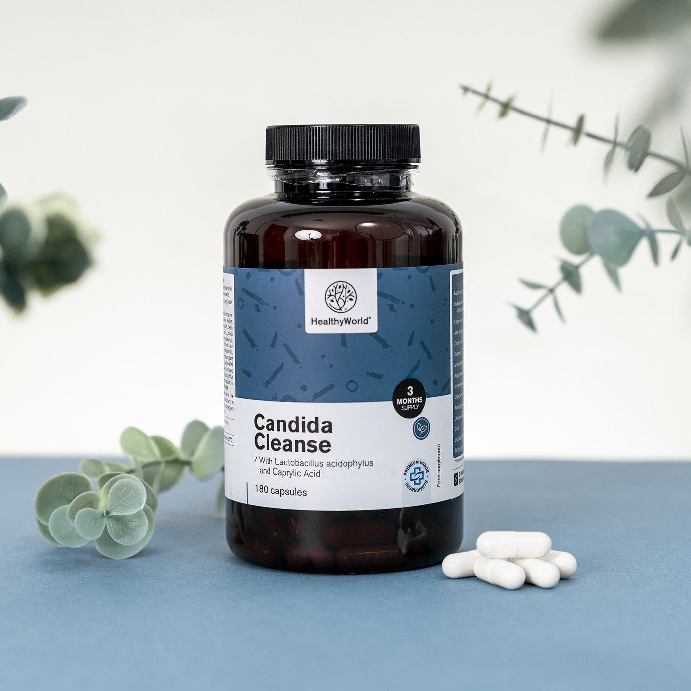 3x Candida Cleanse, en total 540 cápsulas - Healthy-World.es