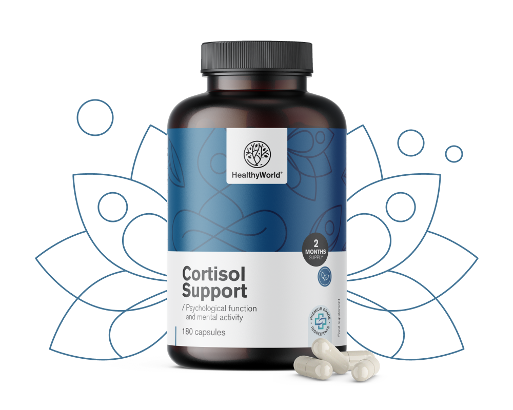 Cortisol Support, 180 cápsulas - Healthy-World.es