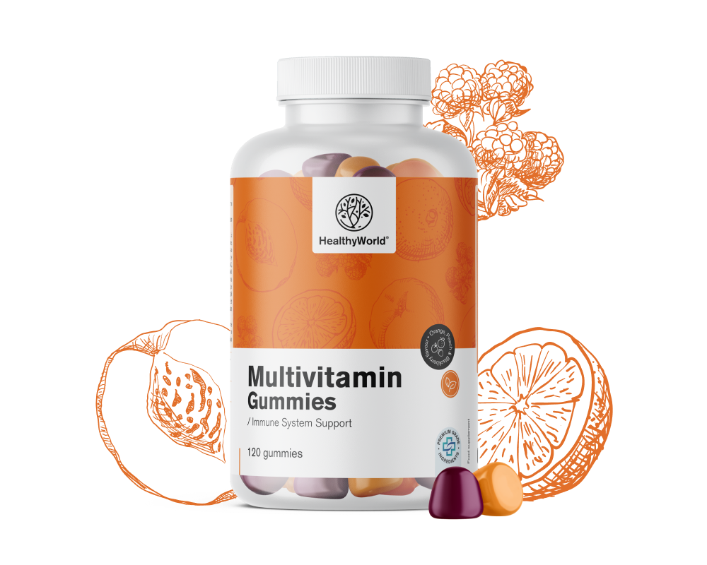 Multivitaminas, 120 gominolas - Healthy-World.es