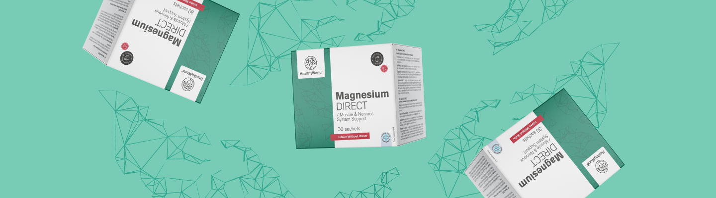 Magnesio DIRECT 400 mg, en total 90 sobrecitos - Healthy-World.es