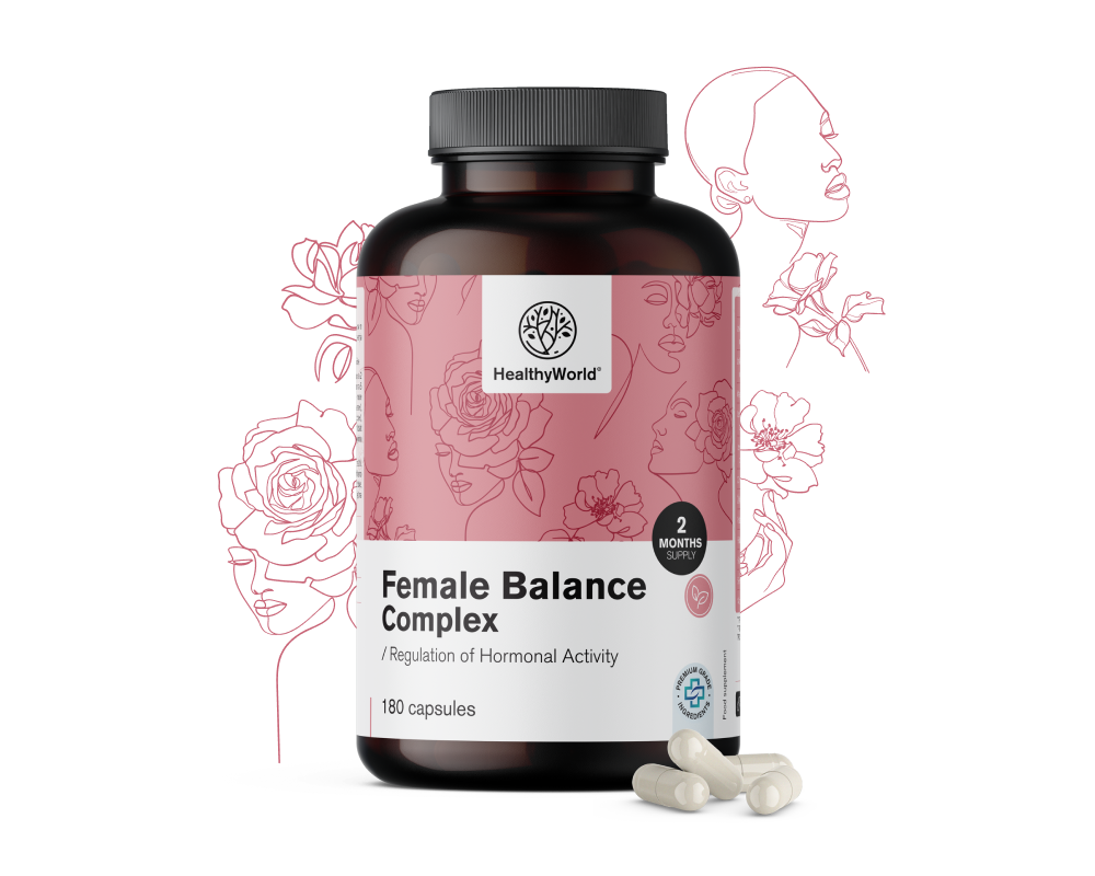 3x Female Balance - complejo femenino, en total 540 cápsulas - Healthy ...